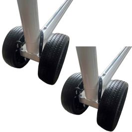 PEVO Set/2 Removable Soccer Goal Wheel Kit - Anthem Sports