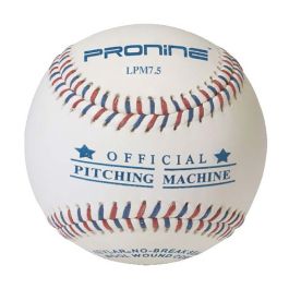 Pro Nine 7.5" LPM7.5 Leather Pitching Machine Mini Baseballs, dz ...