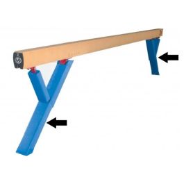 Spieth Balance Beam Bent Leg Upright Pads, pair - Anthem Sports