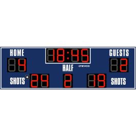 Nevco 16'x5' Soccer/Football Scoreboard w/ Wireless Controller, 3655 ...