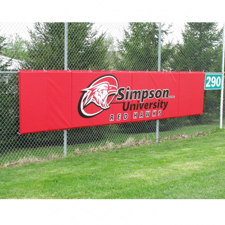 Cover Sports 4'H x 8'L Baseball/Softball Backstop Padding w/Graphics ...